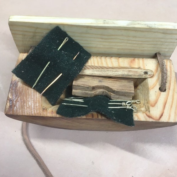 Walnut Sewing Kit - Etsy