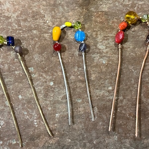 Simple Medieval Style Hairpin With Glass in LGBTQ Pride Colors ...