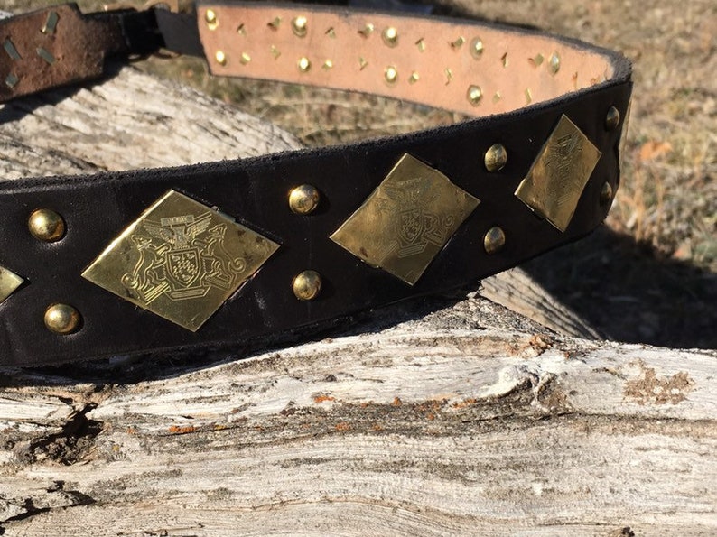 Medieval Knight Belt. Medieval Plaque Belt. Medieval, SCA, LARP Hip ...