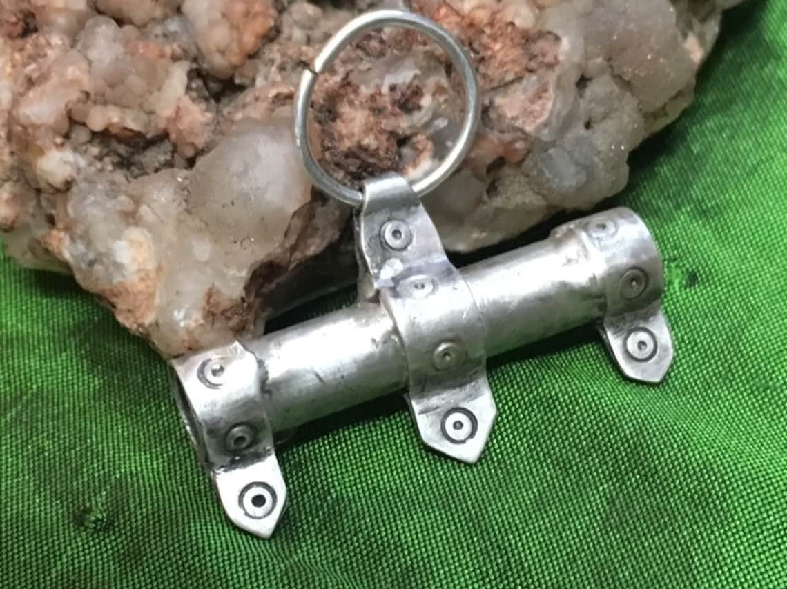 Sterling Silver Replica of Viking Needle Case. Early Medieval - Etsy