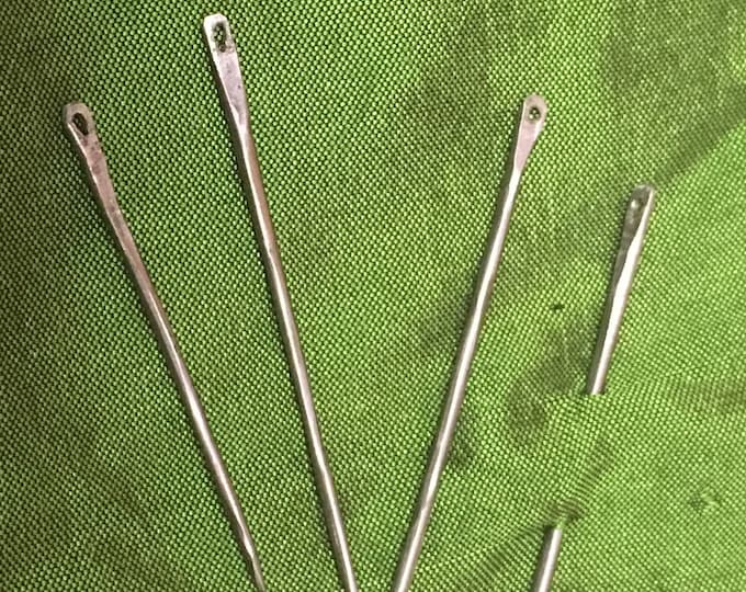 Hand Forged Copper Alloy Needle - Etsy