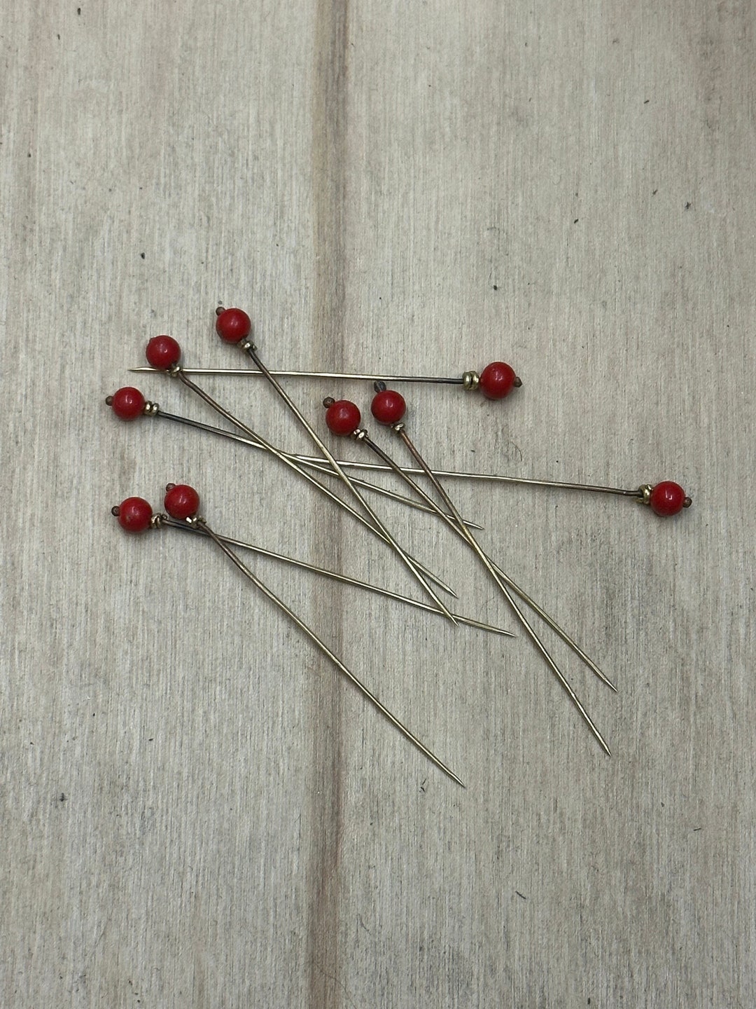 PAIR of Brass Medieval Veil Pins. Medieval Dress Pin. Renaissance Pins ...