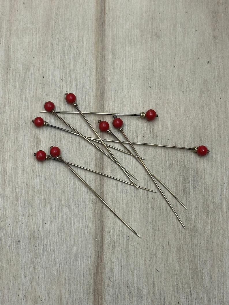 PAIR of Brass Medieval Veil Pins. Medieval Dress Pin. Renaissance Pins ...