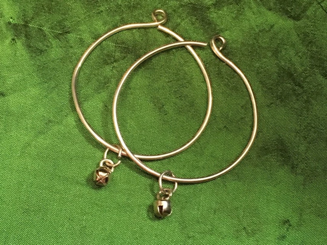 Brass Slavic Temple Rings. Rus Temple Rings. - Etsy