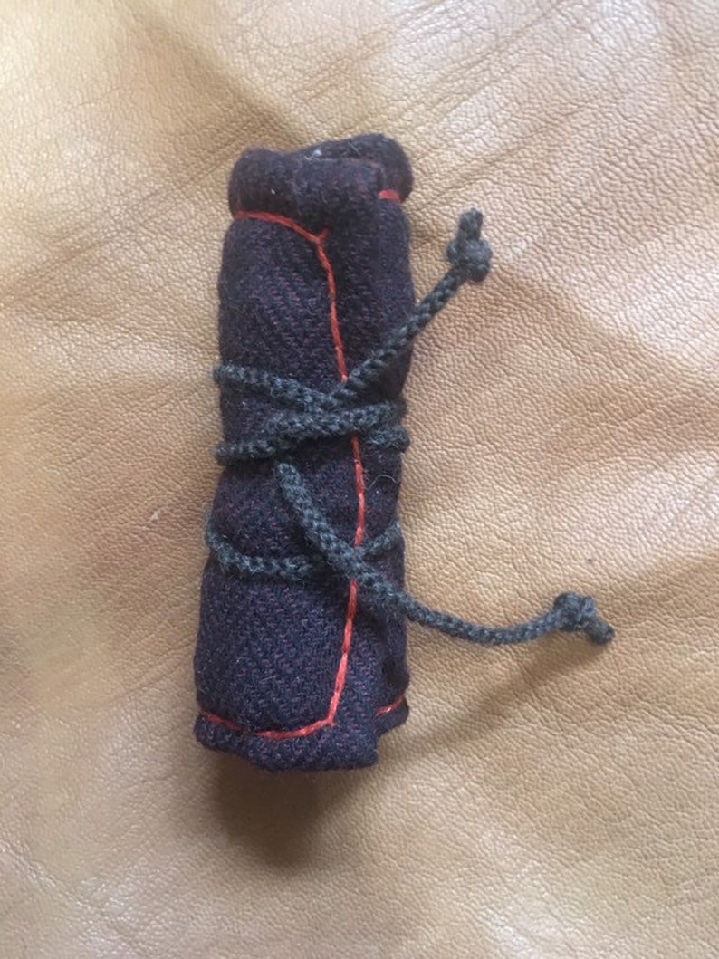 Medieval Fabric Needle Case. Historical Needle Roll with a Set | Etsy