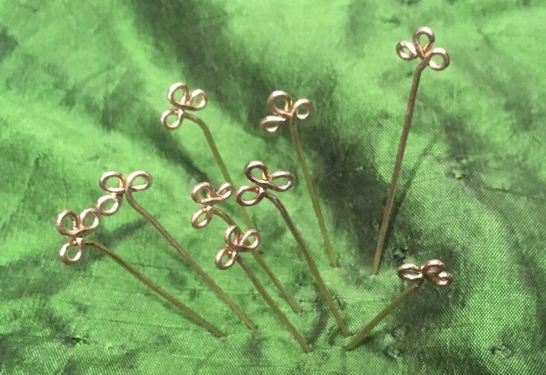 Medieval Brass or Copper Pins. Veil Pins. Sewing Pinned | Etsy