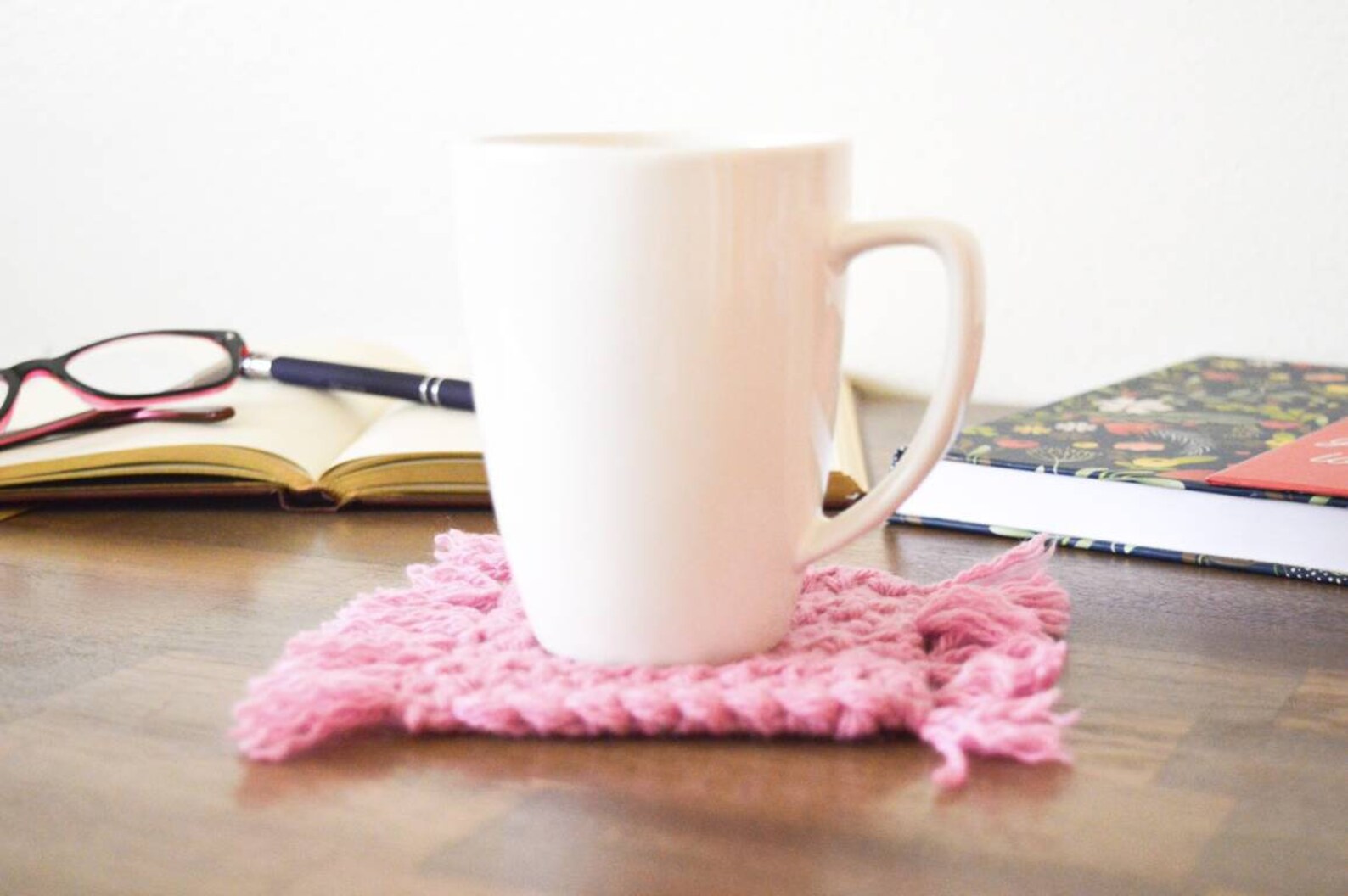 Set of 4 Mug Rug Coasters Coasters Coasters Set Crochet | Etsy