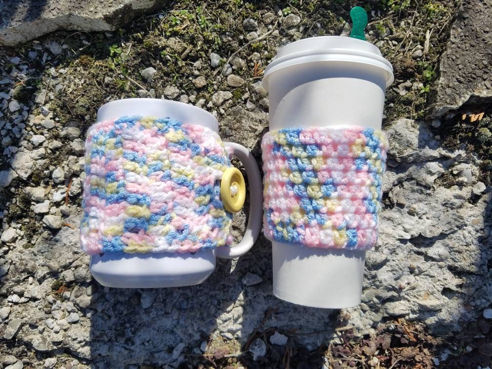 Cup and Mug Sleeve Set Coffee Cozy Set Cozy Set Cup and Mug | Etsy