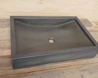 Concrete vessel sink | Etsy