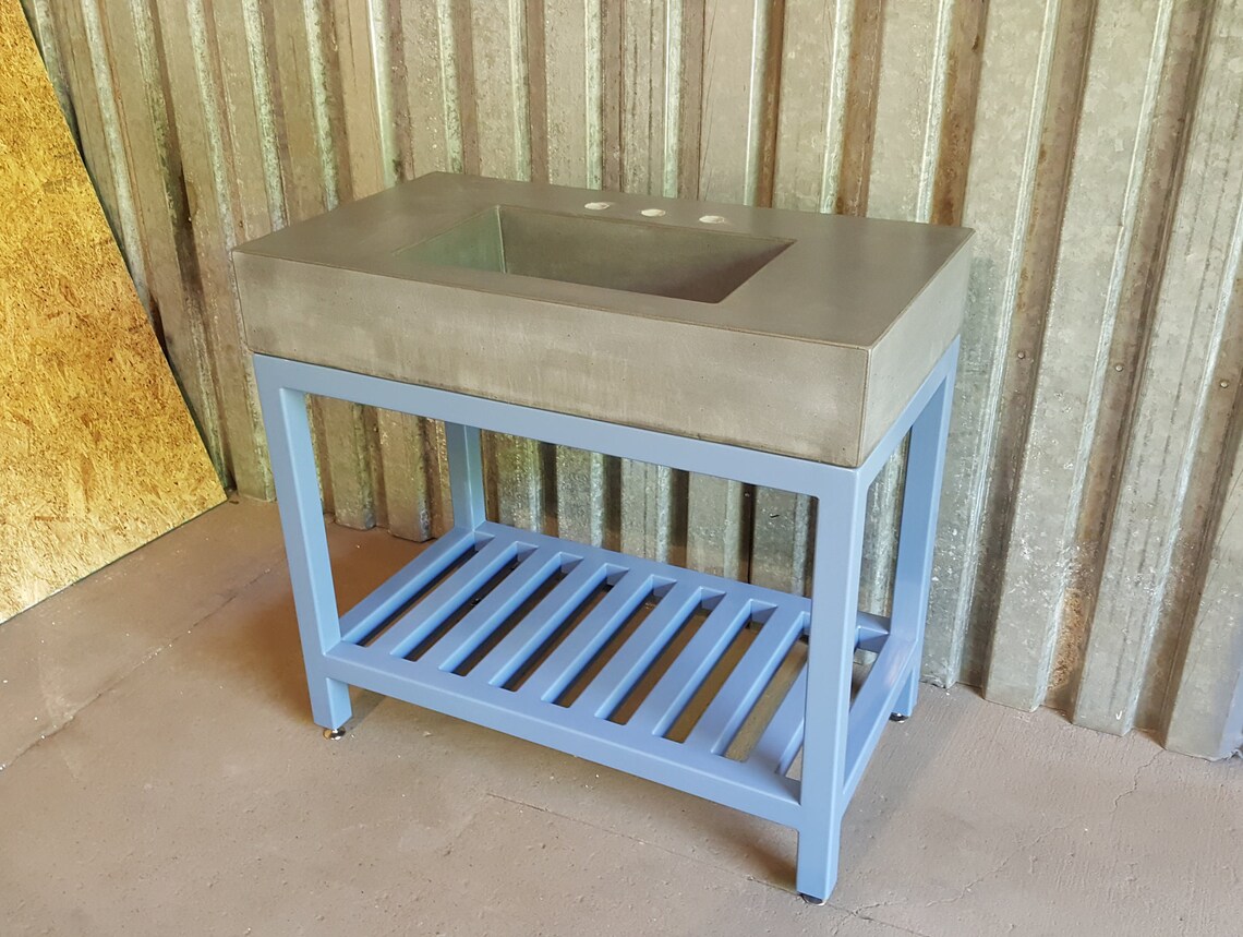38 Vanity With Steel Stand - Etsy