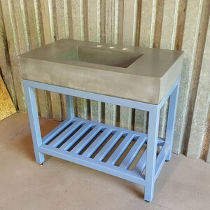 38" Vanity With Steel Stand - Etsy