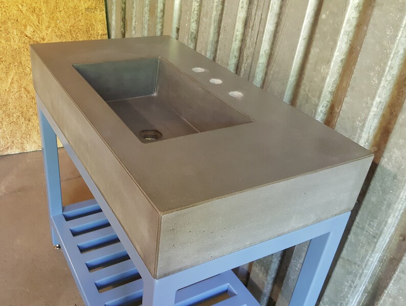 38 Vanity With Steel Stand - Etsy