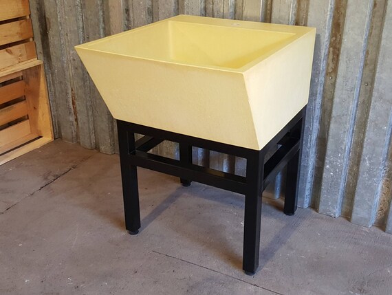 Large Utility Sink With Extension and Steel Stand | Etsy