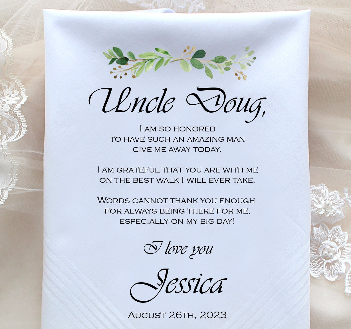 Uncle of the Bride Gift Gift for Uncle PRINTED Wedding - Etsy