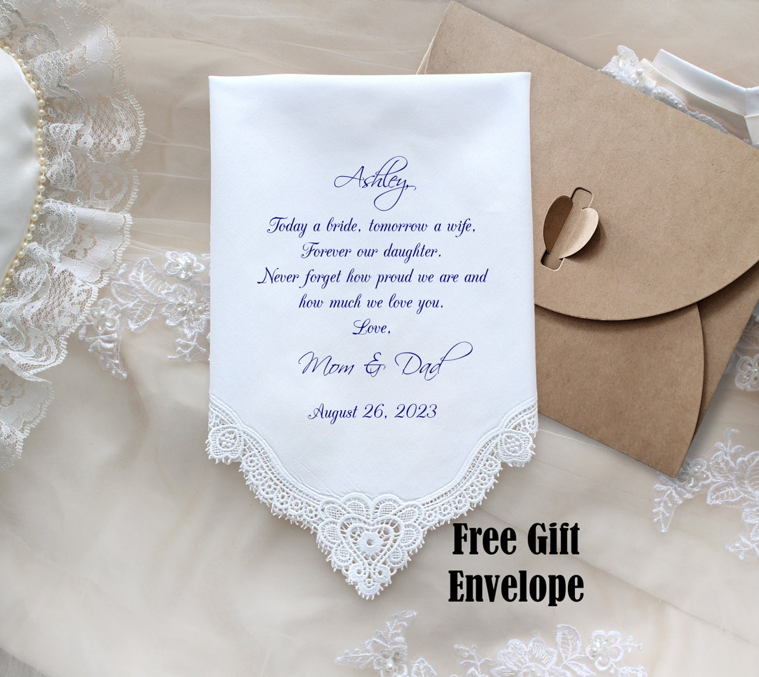 Wedding Gift for Bride From Parents -gift From Mom - Dad - Bridal ...