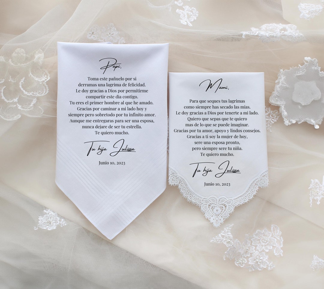 SPANISH Mother of the Bride Gift, Father of the Bride Gift, Wedding ...