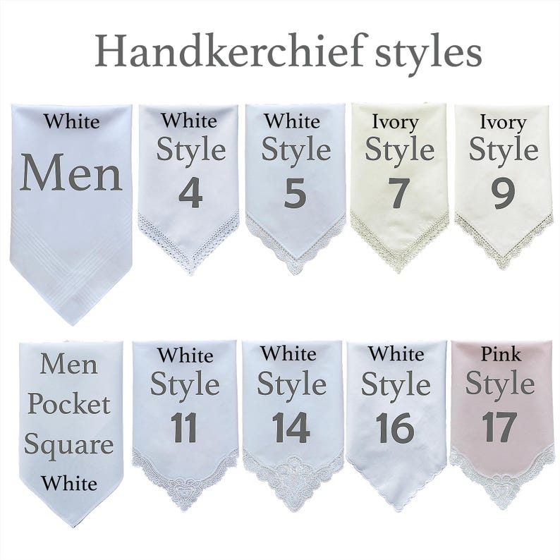 Maid of Honor Wedding Handkerchief, Personalized Cotton Gift - Etsy