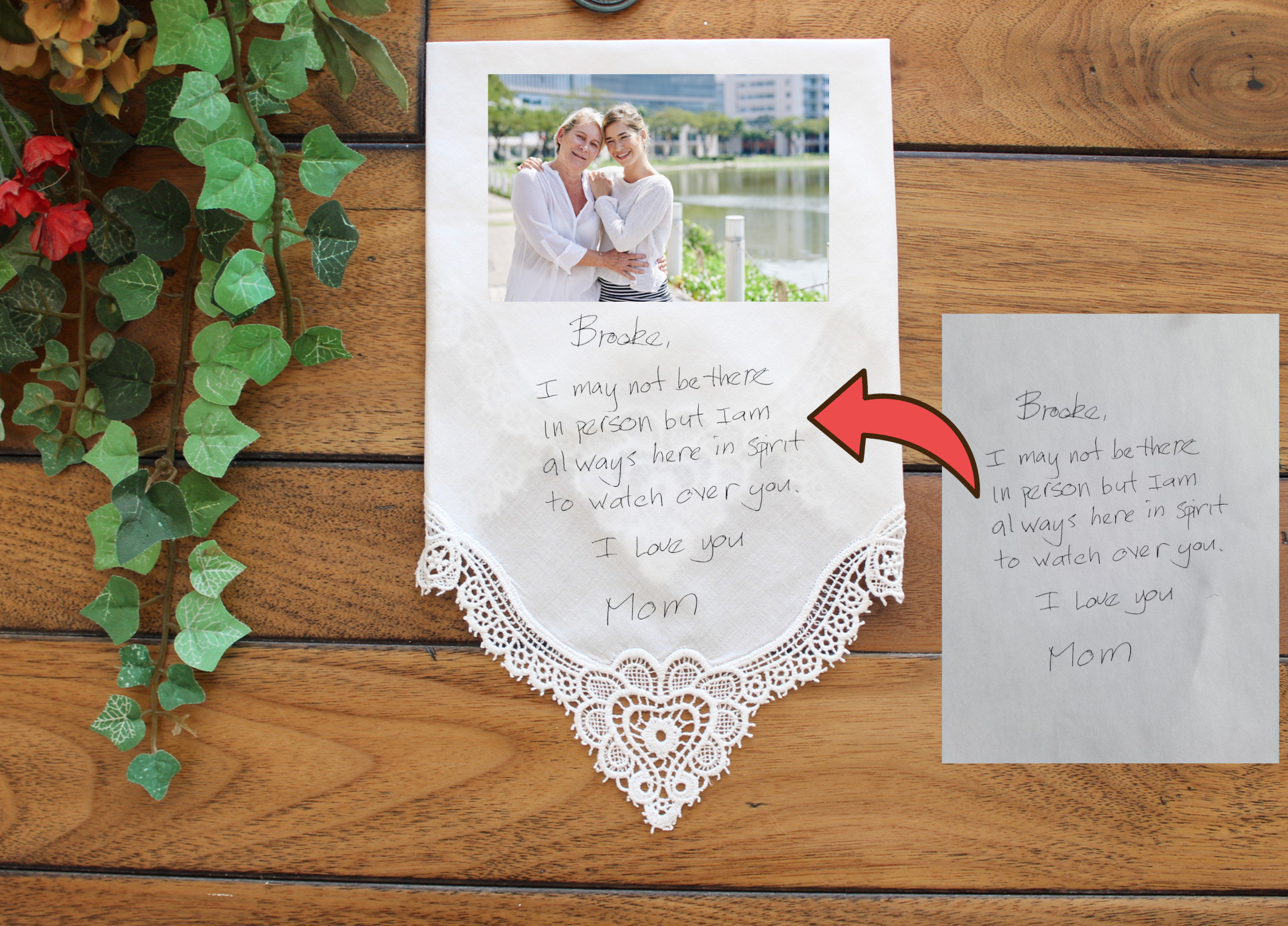 Handwritten Note for the Bride or Groom Gift With Photo Option - Etsy
