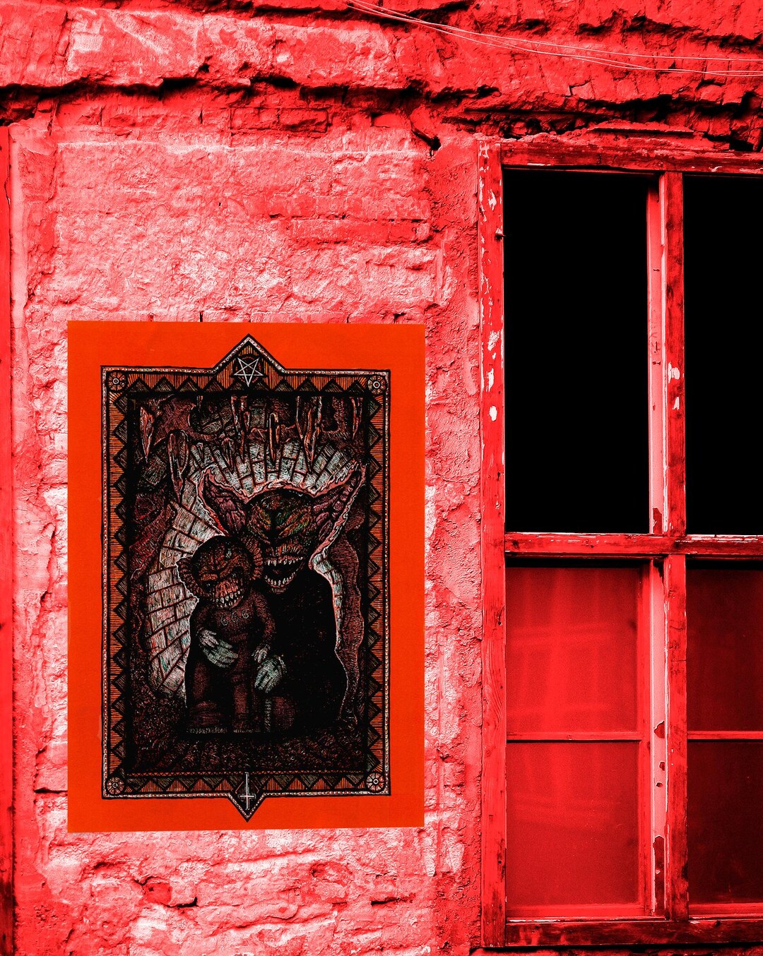 Demonic Nursery – Dark Horror Digital Art Print, A3 Download, Creepy ...
