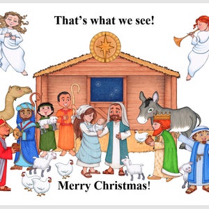 Printable Book: Mary, Mary, What Do You See? - Etsy