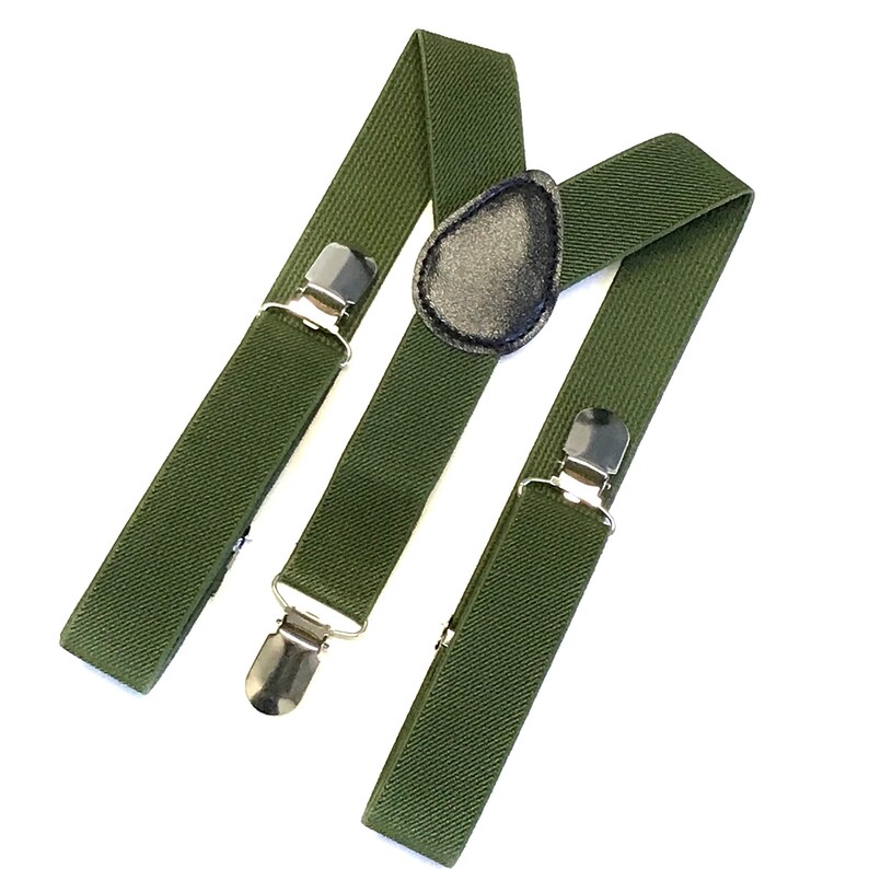 Green Suspenders Suspenders Men Elastic Suspenders Womens - Etsy