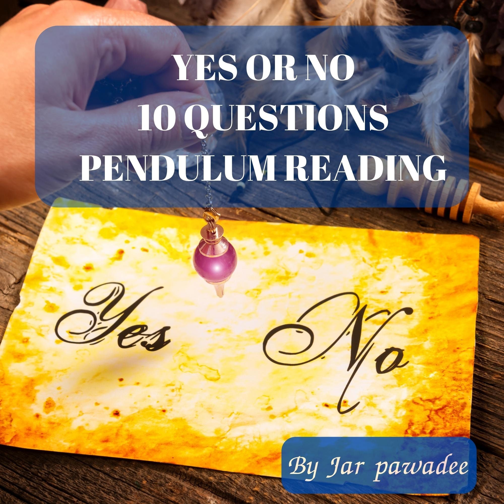 Yes OR No 10 Questions Pendulum Reading - Etsy