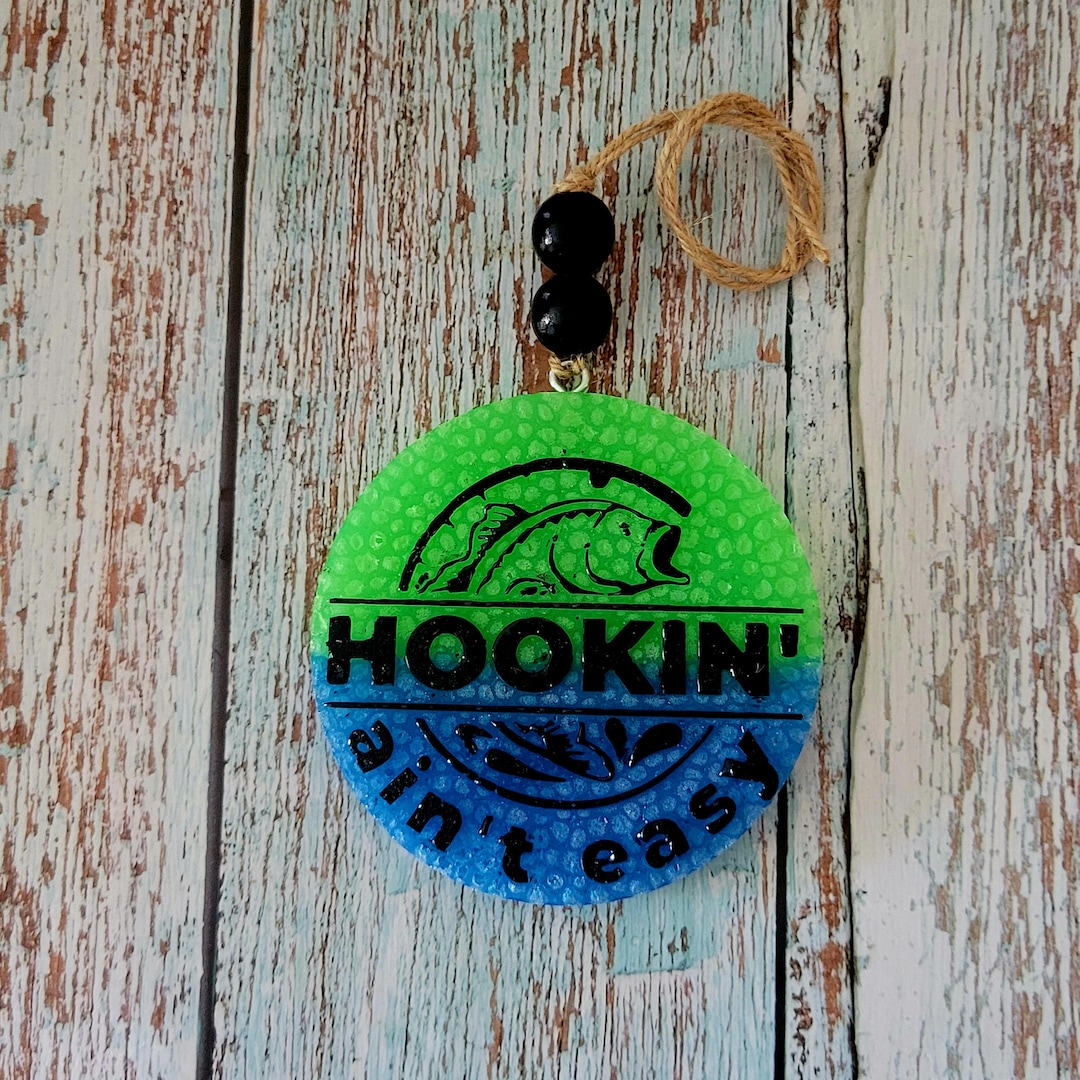 Fishing Car Freshie| Hookin' Ain't Easy Car Freshie| Adult Humor Car ...