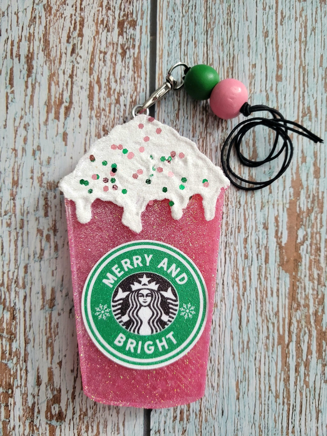 Christmas Freshies Merry and Bright Coffee Cup Freshie Starbucks Coffee ...