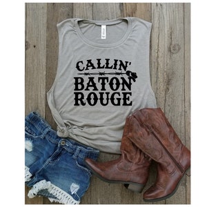 County Music Shirts Callin' Baton Rouge Country - Etsy
