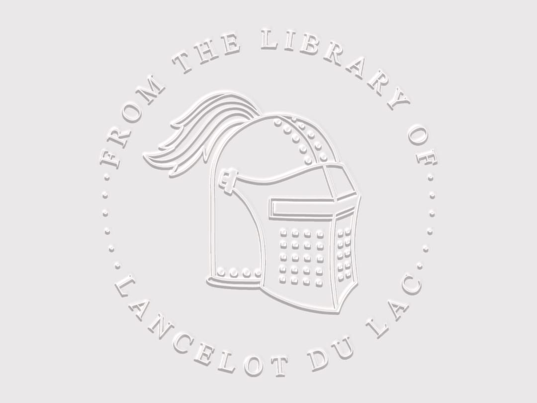 Medieval Knight Book Embosser Helmet Armour Stamp Made in UK 1.5 Inches ...