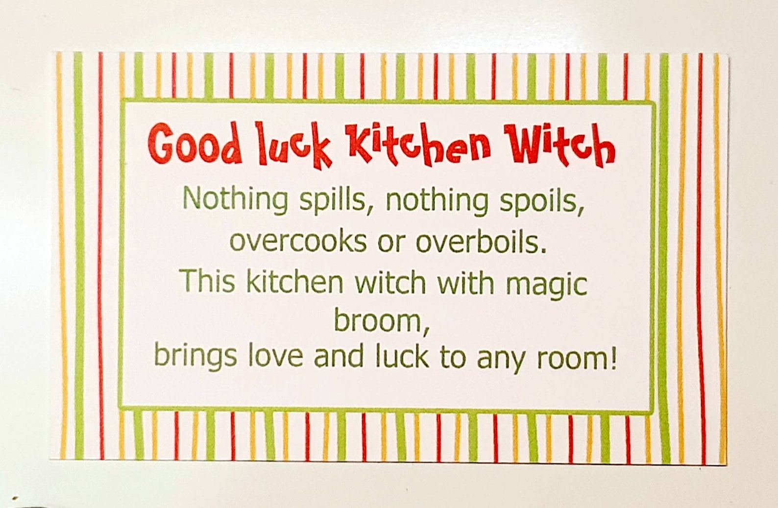 Kitchen witch in yellow Good luck kitchen witch with broom and - Etsy ...