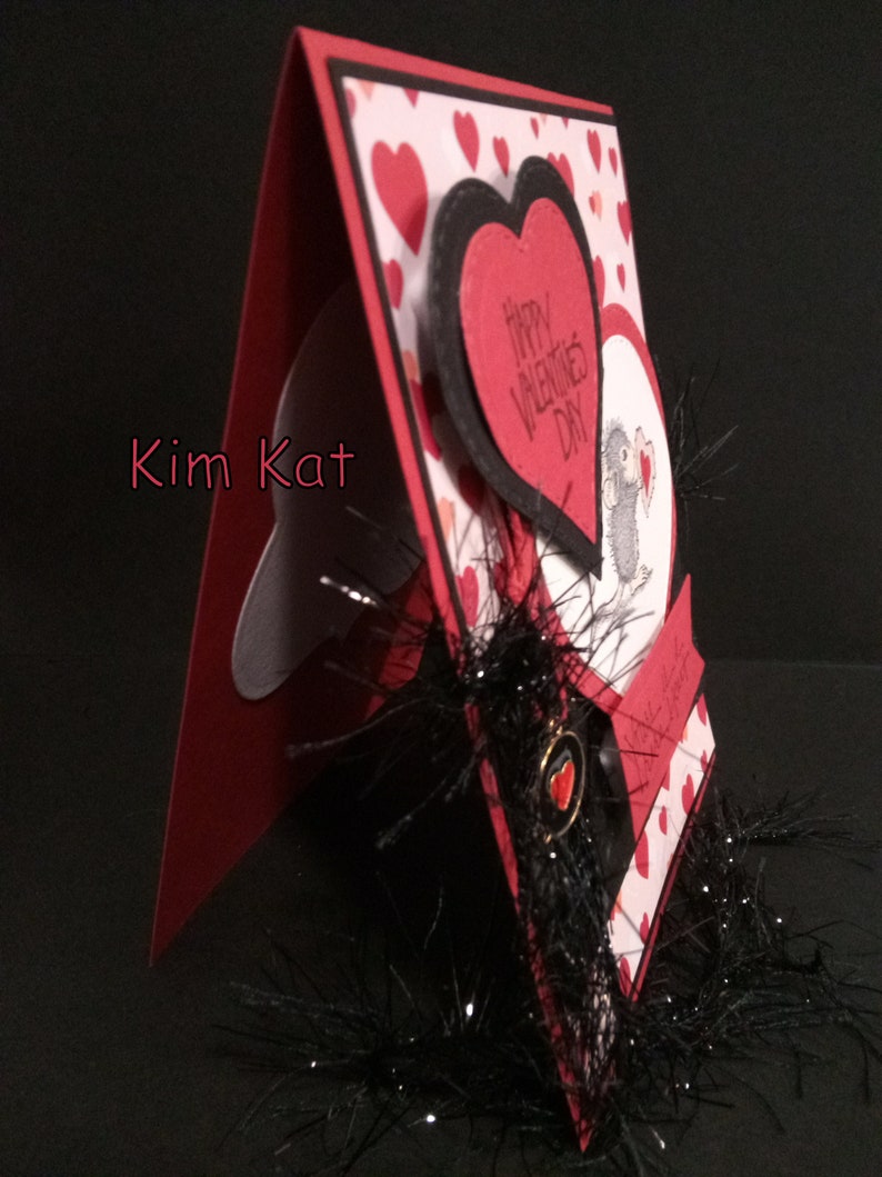 House Mouse Valentine Card Rare Heart Pop up Hearts Mice Love - Etsy