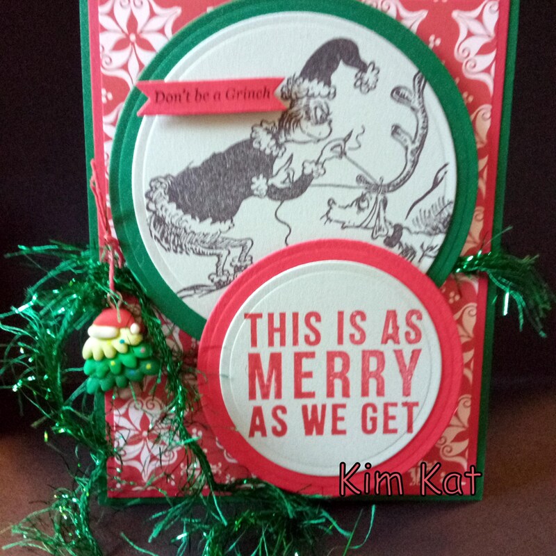 Grinch Christmas Card - Etsy