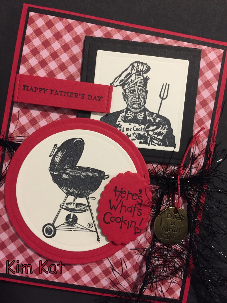 Funny Father's Day Card BBQ Pop up Retro Dad Grill King 3D - Etsy