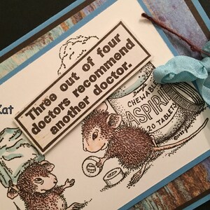 House Mouse Card Get Well Wishes Pop up Recommend Another | Etsy
