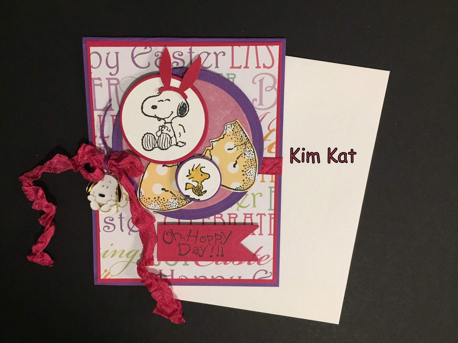 Snoopy Easter Card Peanuts Woodstock Pop up Charlie Brown Egg - Etsy