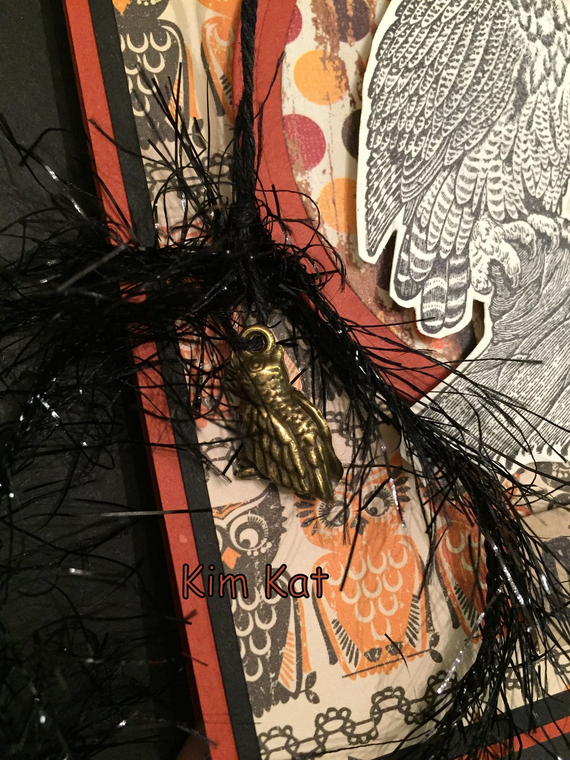 Halloween OWL Card Pop Up Retro Owls Hoot Greetings 3D Oct 31 | Etsy