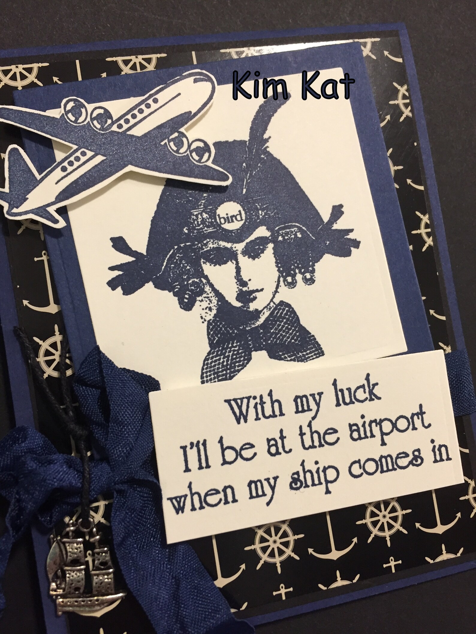 Funny Bad Luck Card Character Constructions Card Pop Up Ship | Etsy