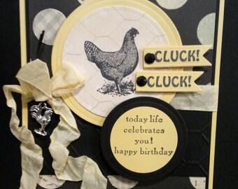 Chicken Pop up Card - Etsy