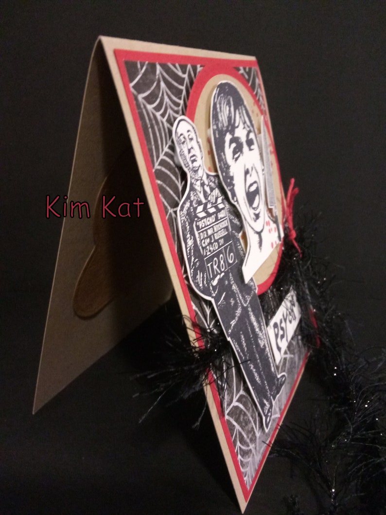 PSYCHO Card Janet Leigh Pop up Alfred Hitchcock Movie - Etsy