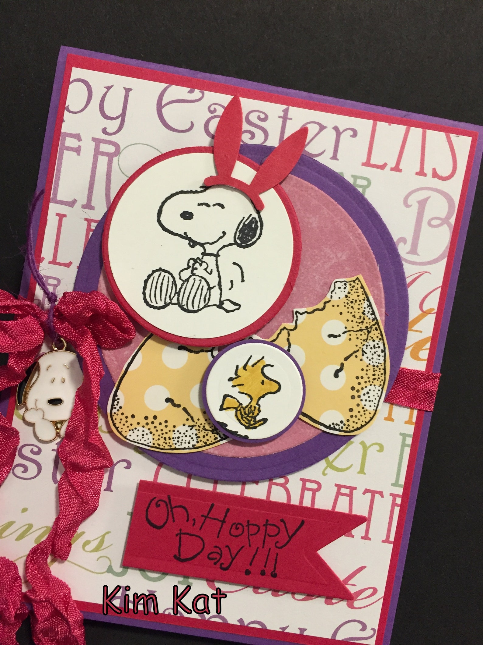 Snoopy Easter Card Peanuts Woodstock Pop up Charlie Brown Egg - Etsy