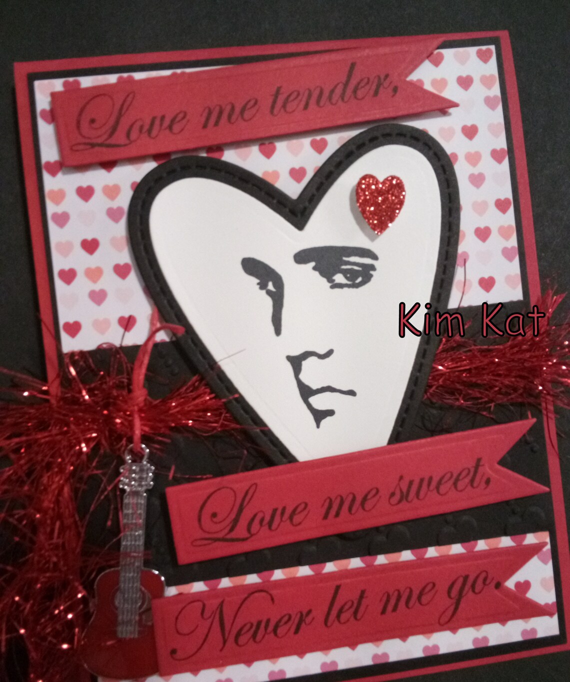 ELVIS CARD Pop up Valentine's Day Love Me Tender 3D Elvis - Etsy