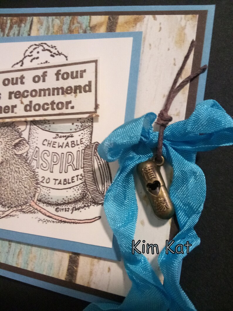 House Mouse Card Get Well Wishes Pop up Recommend Another - Etsy