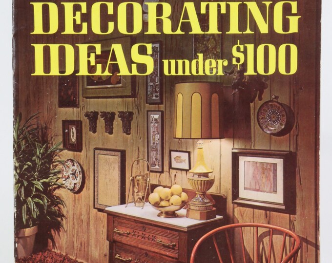 1971 Decorating Ideas Book, Better Homes and Gardens 1970's Design Book ...