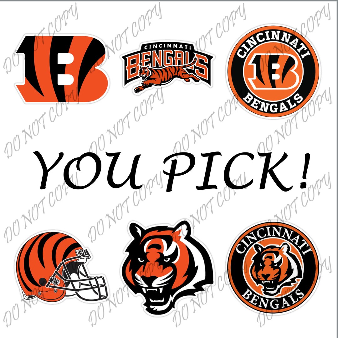 Laminated Vinyl Decal Die Cut Sticker NFL Cincinnati Bengals - Etsy