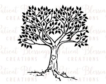 Wedding Tree Svg | Etsy