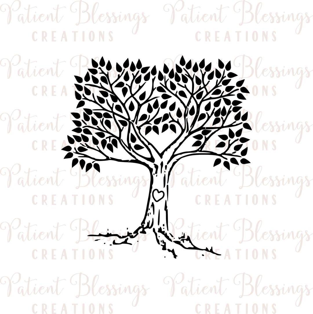 Wedding Guestbook or Family Tree SVG, DXF, EPS, Pdf, and Jpeg Cut Files ...