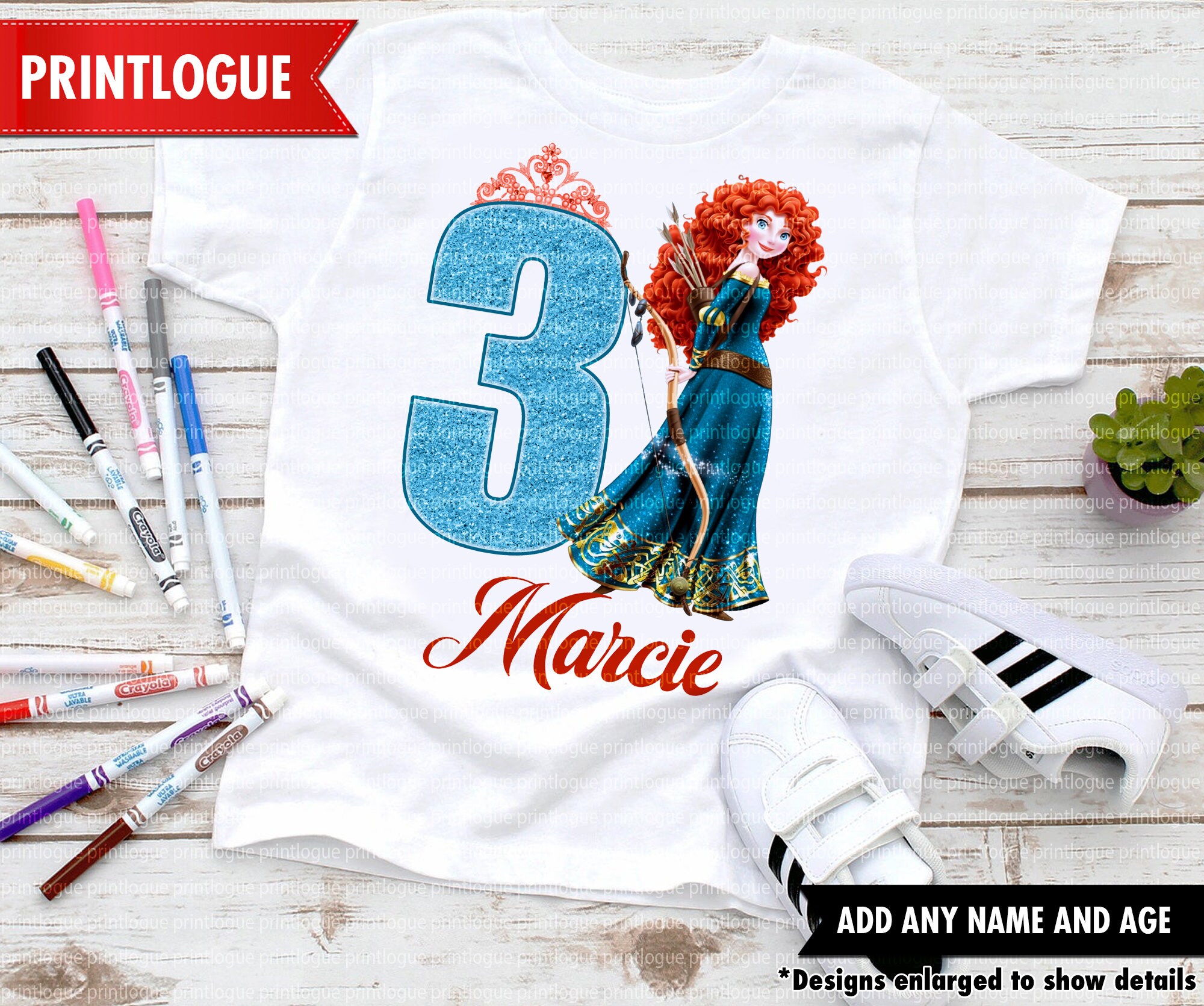 Merida Birthday Shirt Brave Birthday Shirt Merida Tshirt - Etsy