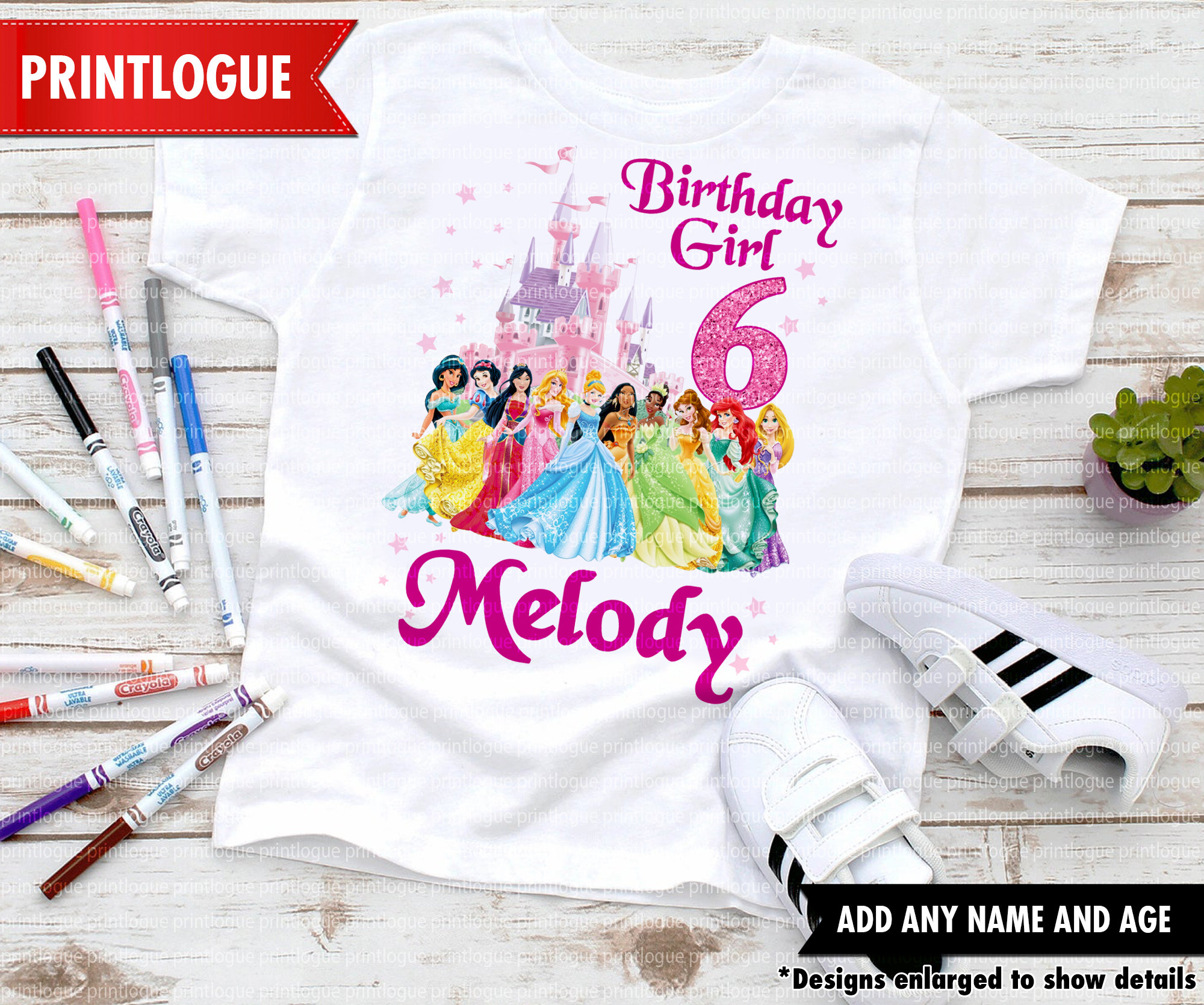 Disney Princess Birthday Shirt Princess Birthday shirt | Etsy