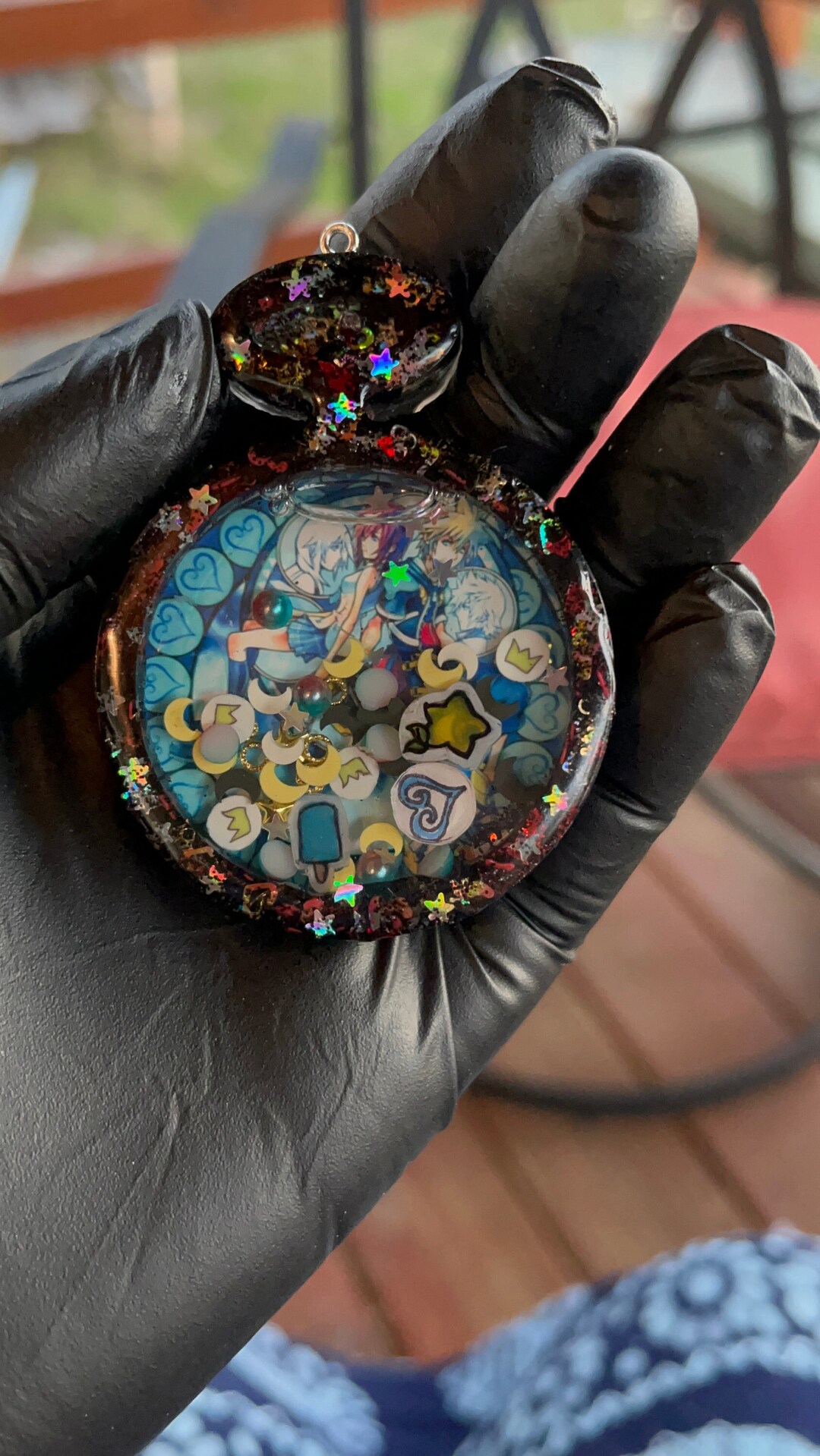 Sora and Kairi Keychain, Kingdom Keychain, Videogame Keychain, Resin ...